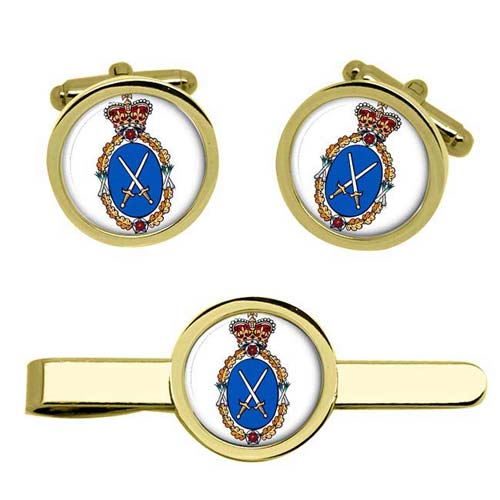 UK Gift Shop High Sheriff Cufflink and Tie Clip Set