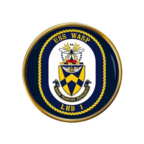 UK Gift Shop USS Wasp Pin Badge