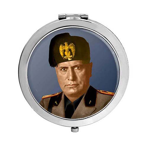 UK Gift Shop Benito Mussolini Compact Mirror