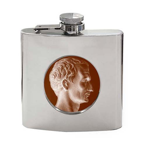 UK Gift Shop Julius Caesar Hip Flask