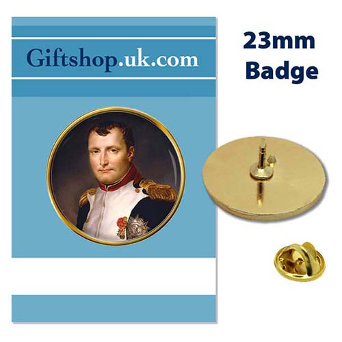 UK Gift Shop Napoleon Bonaparte 1812 Pin Badge