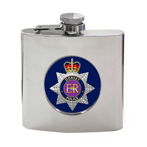 UK Gift Shop Dorset Police Hip Flask