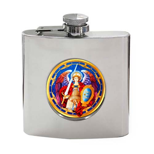UK Gift Shop Archangel Michael Hip Flask