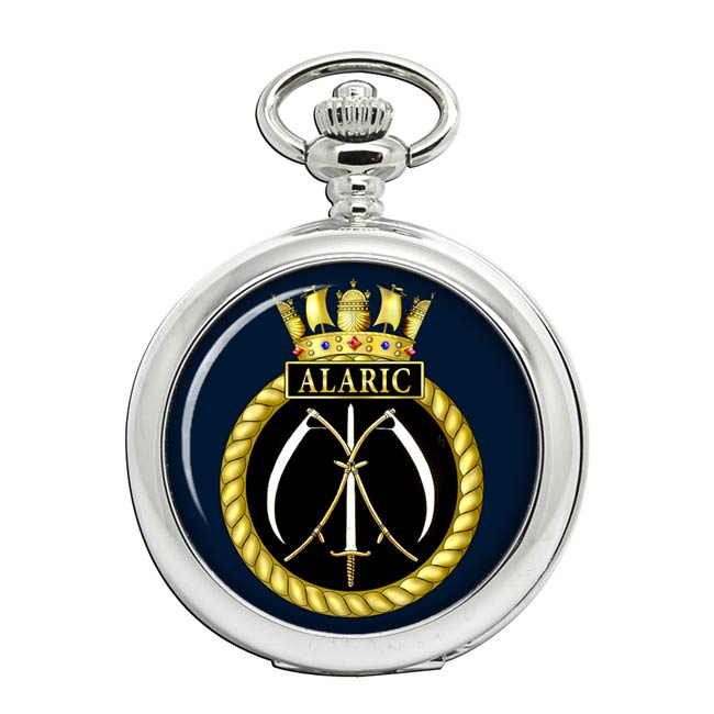 UK Gift Shop HMS Alaric, Royal Navy Pocket Watch