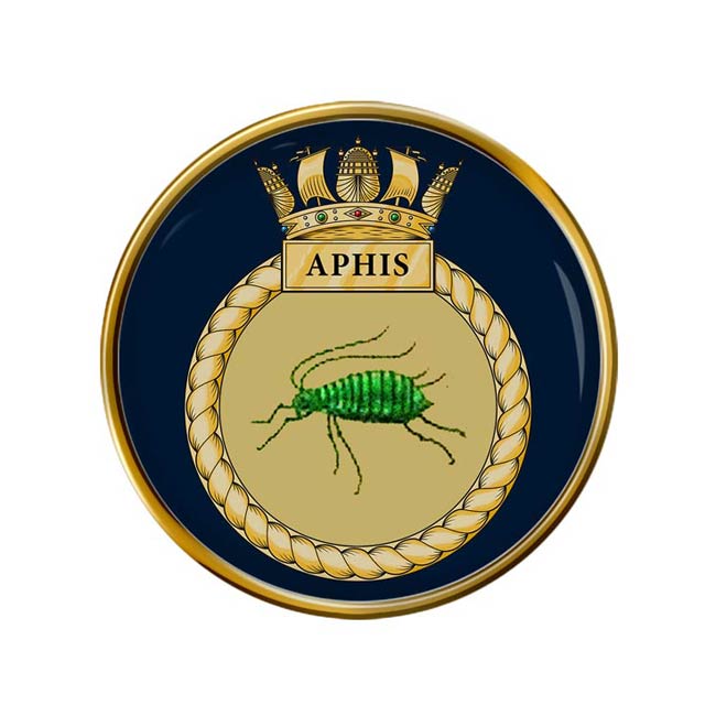 UK Gift Shop HMS Aphis, Royal Navy Pin Badge