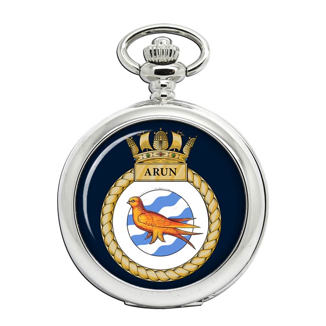 UK Gift Shop HMS Arun, Royal Navy Pocket Watch