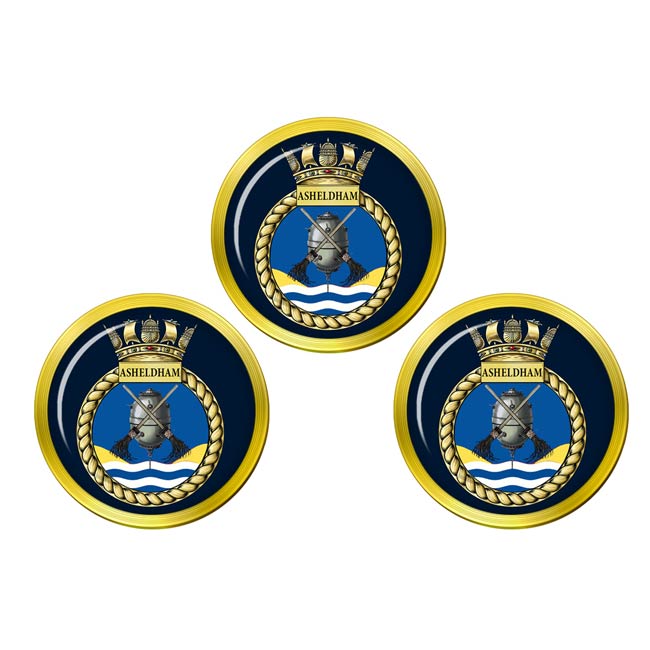 UK Gift Shop HMS Asheldham, Royal Navy Golf Ball Markers