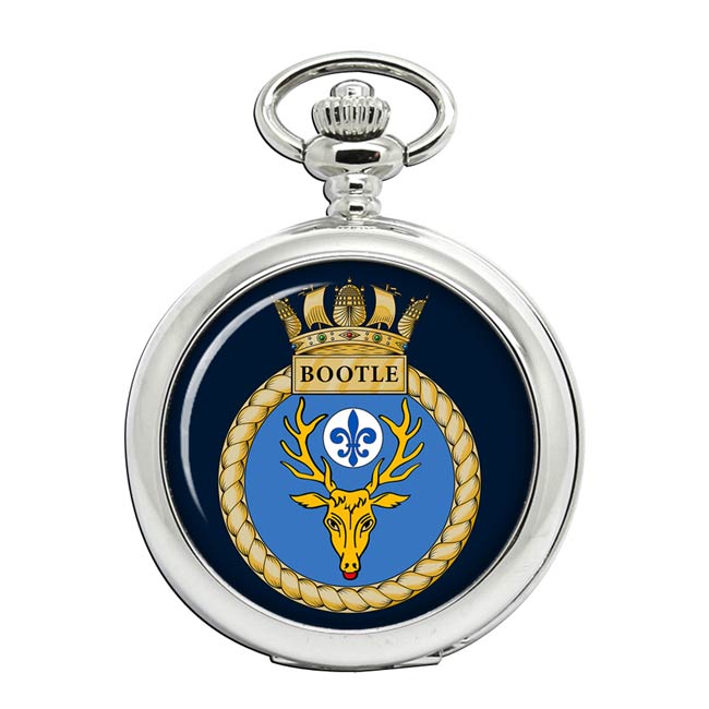 UK Gift Shop HMS Bootle, Royal Navy Pocket Watch