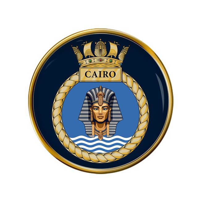 UK Gift Shop HMS Cairo, Royal Navy Pin Badge