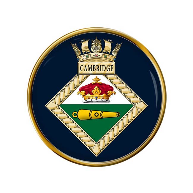 UK Gift Shop HMS Cambridge, Royal Navy Pin Badge