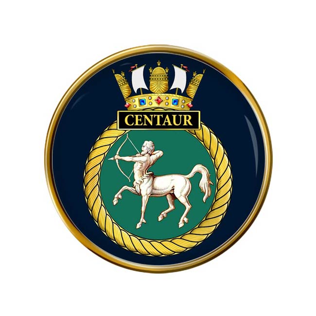 UK Gift Shop HMS Centaur, Royal Navy Pin Badge