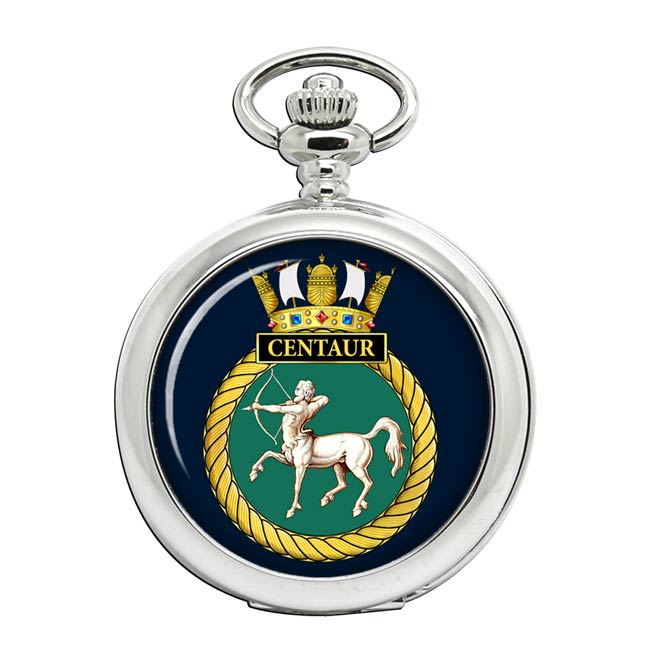 UK Gift Shop HMS Centaur, Royal Navy Pocket Watch
