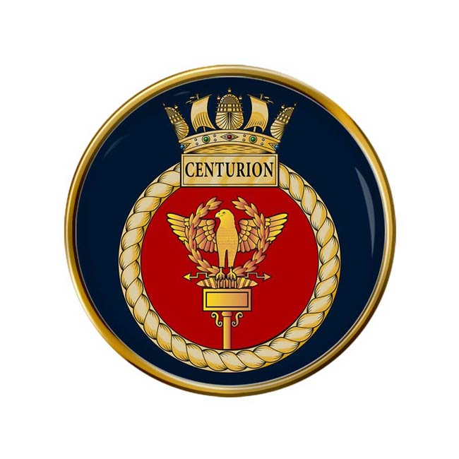 UK Gift Shop HMS Centurion, Royal Navy Pin Badge