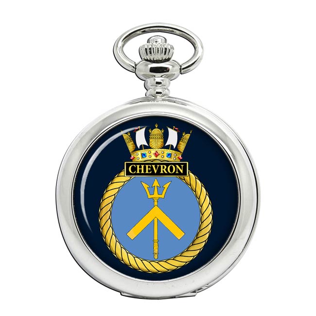 UK Gift Shop HMS Chevron, Royal Navy Pocket Watch