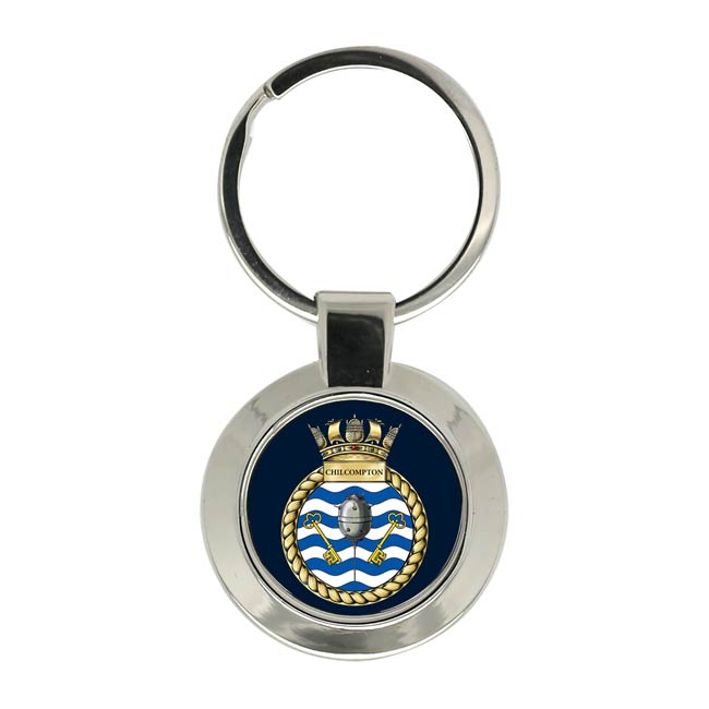 UK Gift Shop HMS Chilcompton, Royal Navy Key Ring
