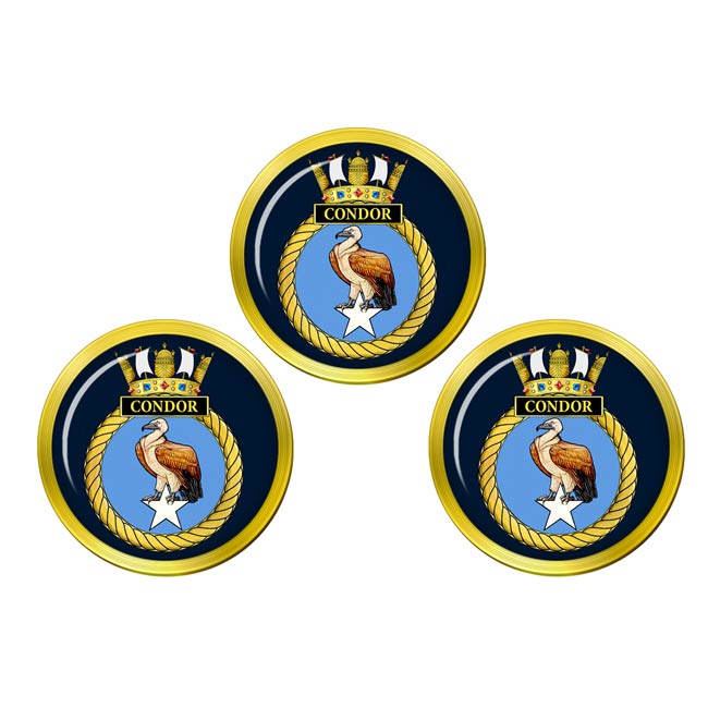 UK Gift Shop HMS Condor, Royal Navy Golf Ball Markers