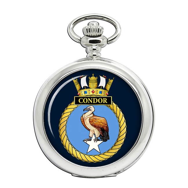 UK Gift Shop HMS Condor, Royal Navy Pocket Watch