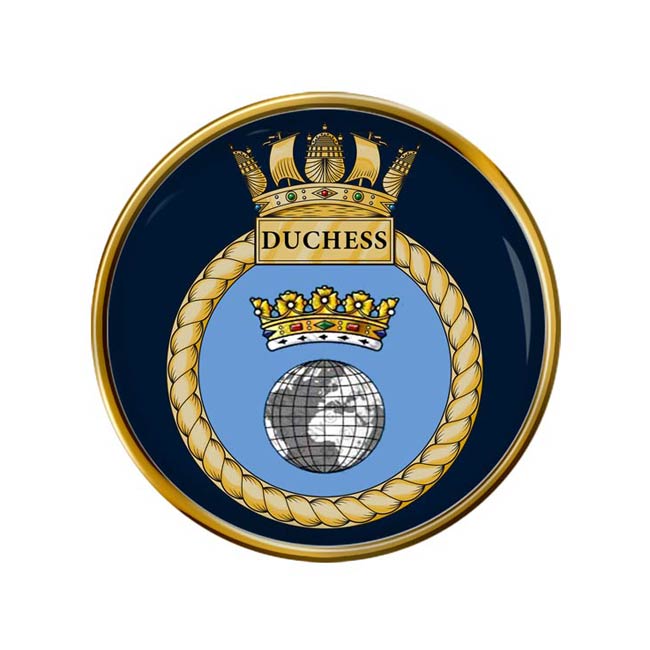 UK Gift Shop HMS Duchess, Royal Navy Pin Badge