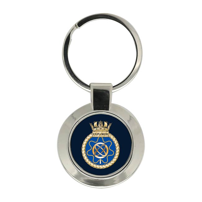 UK Gift Shop HMS Explorer, Royal Navy Key Ring