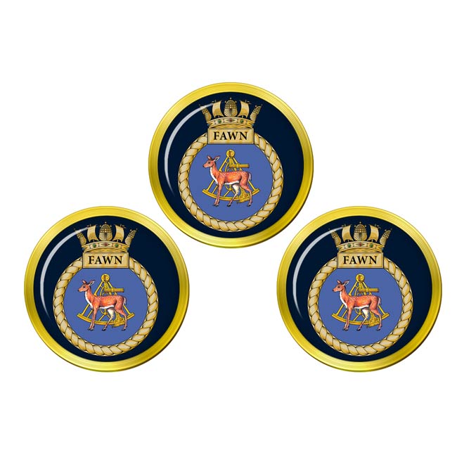 UK Gift Shop HMS Fawn, Royal Navy Golf Ball Markers
