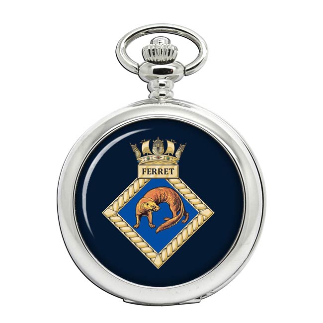 UK Gift Shop HMS Ferret, Royal Navy Pocket Watch