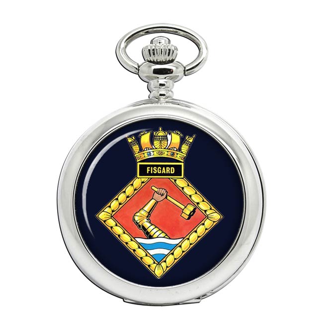 UK Gift Shop HMS Fisgard, Royal Navy Pocket Watch