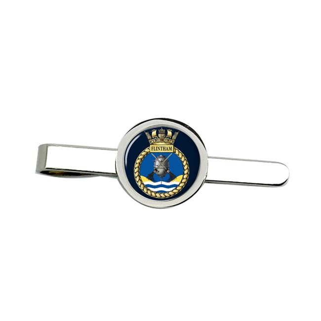 UK Gift Shop HMS Flintham, Royal Navy Tie Clip