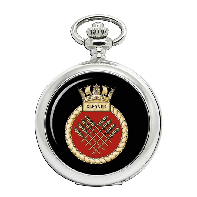 UK Gift Shop HMS Gleaner, Royal Navy Pocket Watch