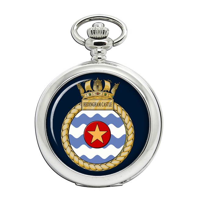 UK Gift Shop HMS Hedingham Castle, Royal Navy Pocket Watch