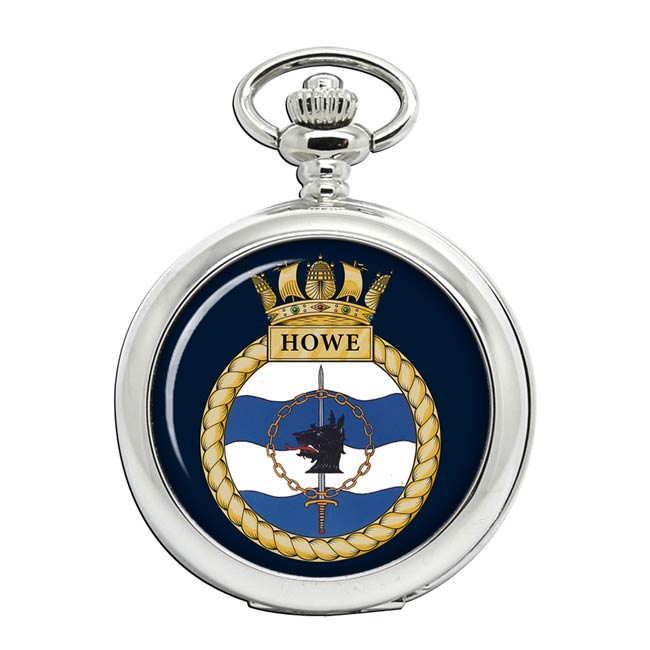 UK Gift Shop HMS Howe, Royal Navy Pocket Watch
