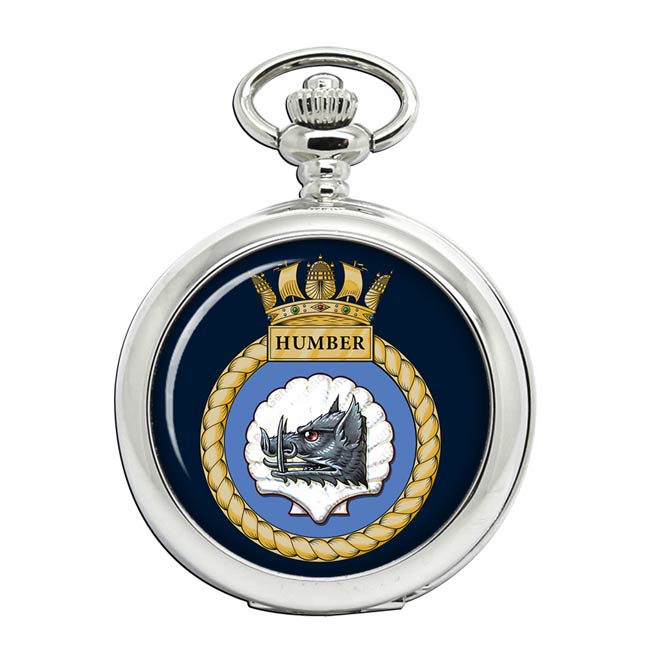 UK Gift Shop HMS Humber, Royal Navy Pocket Watch
