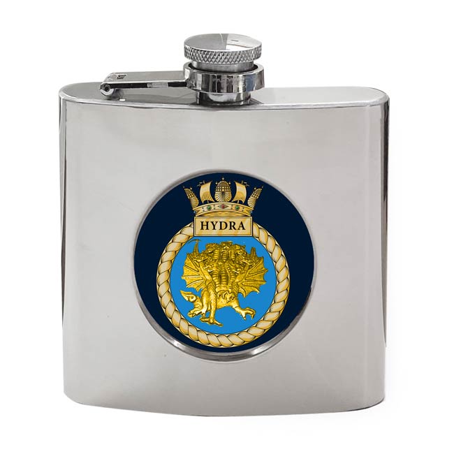 UK Gift Shop HMS Hydra, Royal Navy Hip Flask