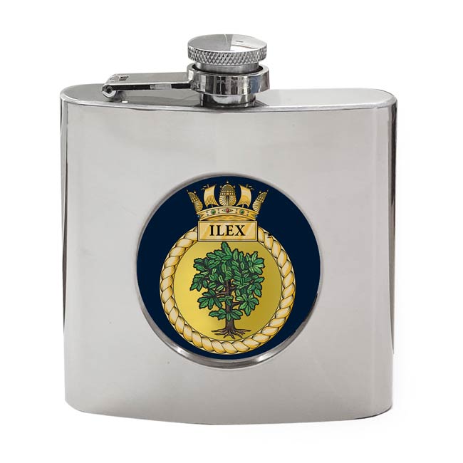UK Gift Shop HMS Ilex, Royal Navy Hip Flask