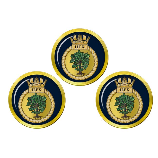UK Gift Shop HMS Ilex, Royal Navy Golf Ball Markers