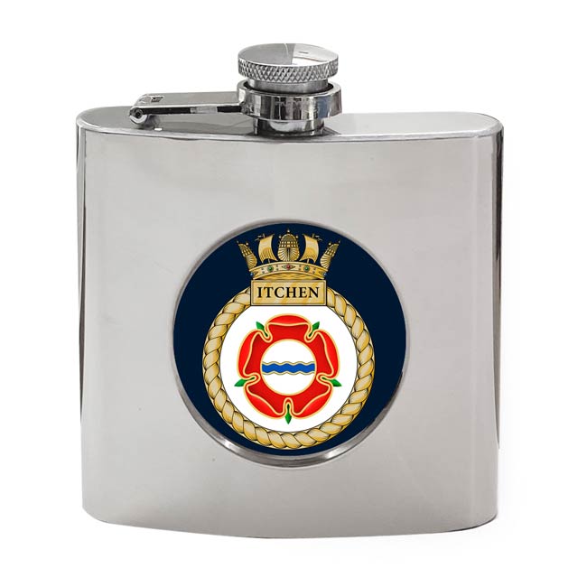 UK Gift Shop HMS Itchen, Royal Navy Hip Flask