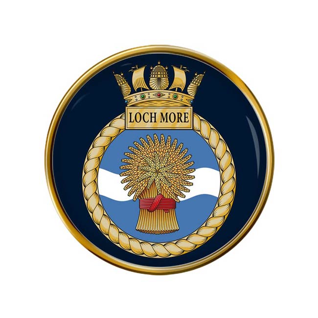 UK Gift Shop HMS Loch More, Royal Navy Pin Badge