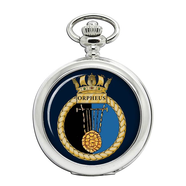 UK Gift Shop HMS Orpheus, Royal Navy Pocket Watch
