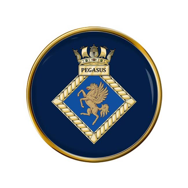 UK Gift Shop HMS Pegasus, Royal Navy Pin Badge