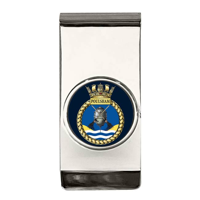 UK Gift Shop HMS Polsham, Royal Navy Money Clip