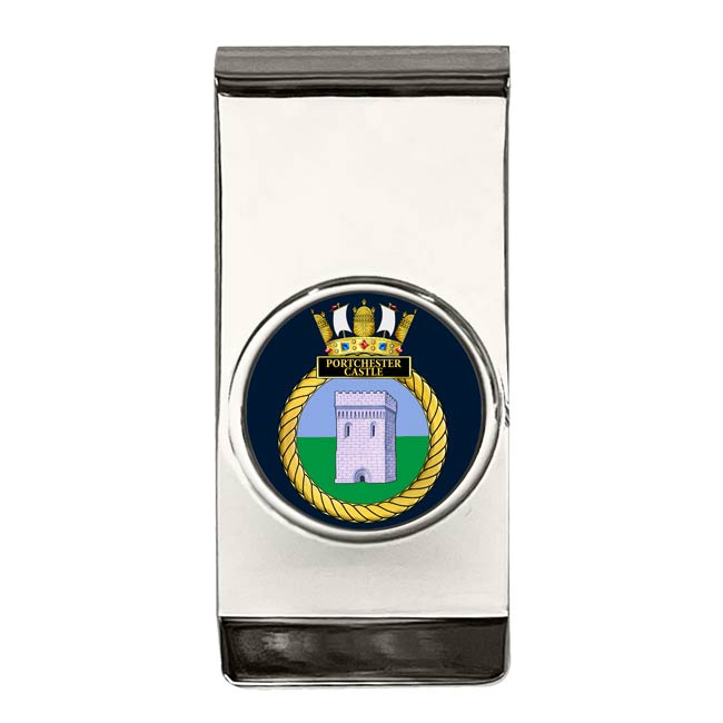 UK Gift Shop HMS Portchester Castle, Royal Navy Money Clip