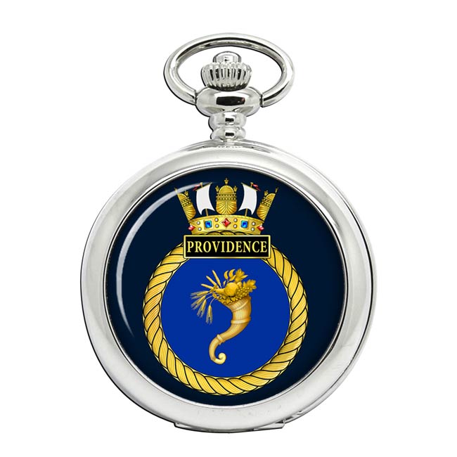 UK Gift Shop HMS Providence, Royal Navy Pocket Watch
