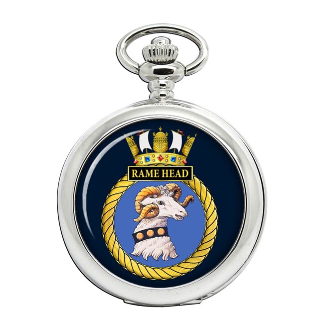 UK Gift Shop HMS Rame Head, Royal Navy Pocket Watch