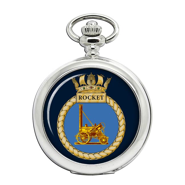 UK Gift Shop HMS Rocket, Royal Navy Pocket Watch