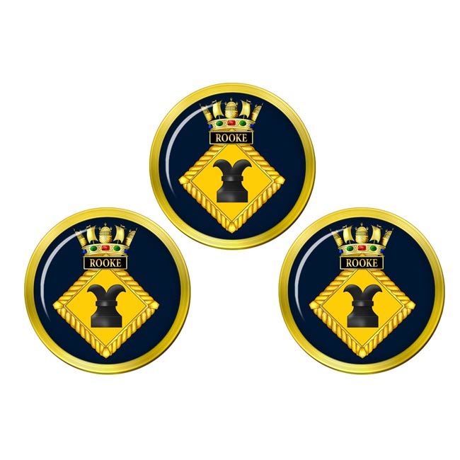 UK Gift Shop HMS Rooke, Royal Navy Golf Ball Markers