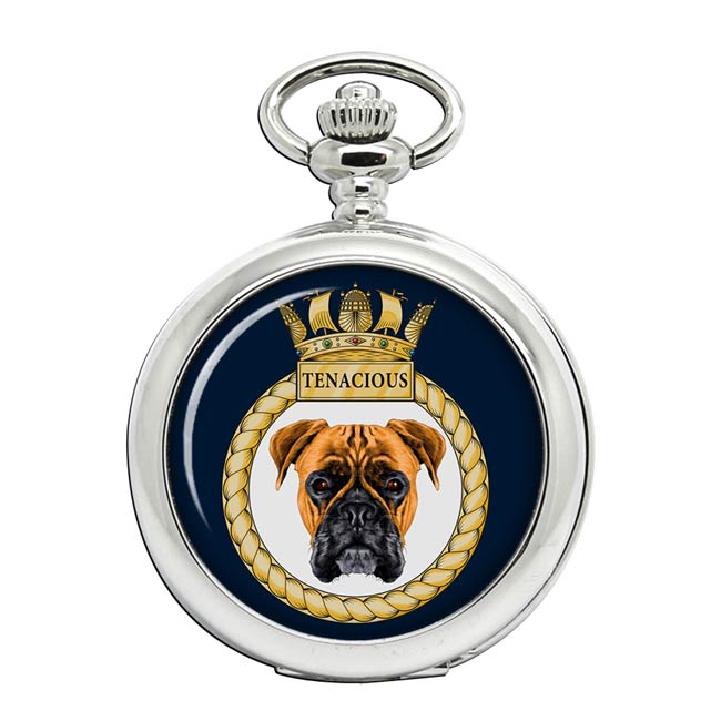 UK Gift Shop HMS Tenacious, Royal Navy Pocket Watch