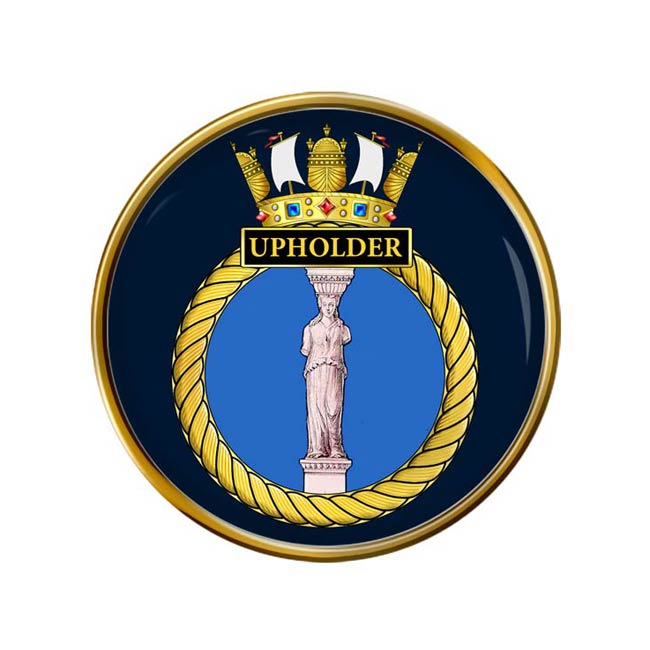 UK Gift Shop HMS Upholder, Royal Navy Pin Badge