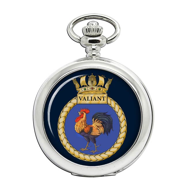 UK Gift Shop HMS Valiant, Royal Navy Pocket Watch