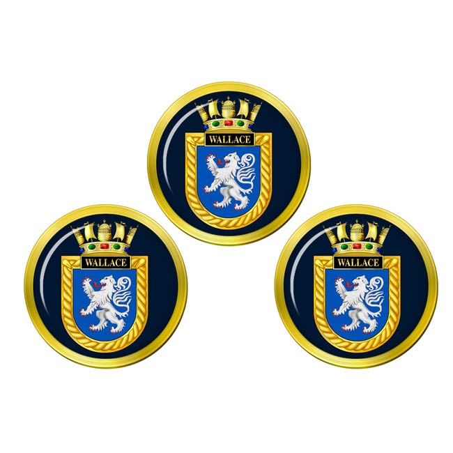 UK Gift Shop HMS Wallace, Royal Navy Golf Ball Markers
