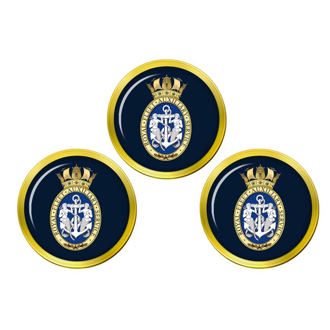 UK Gift Shop Royal Fleet Auxiliary Crest, Royal Navy Golf Ball Markers