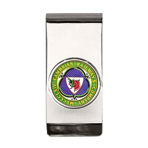 UK Gift Shop Cambrian Railway Money Clip